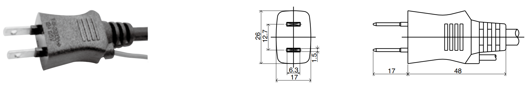 VCTF3×1.25 12A-125V