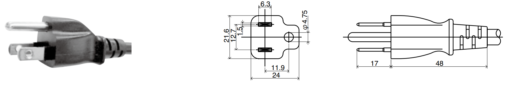 VCTF3×1.25 12A-125V